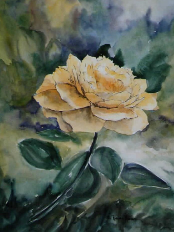 Rose jaune – elisabeth rozier theron